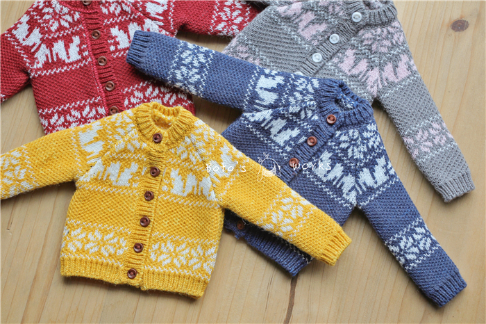 【Spot】Squirrel Pattern Cardigan ⑨