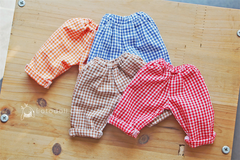 【Off Spot】Plaid Cropped Pants 214